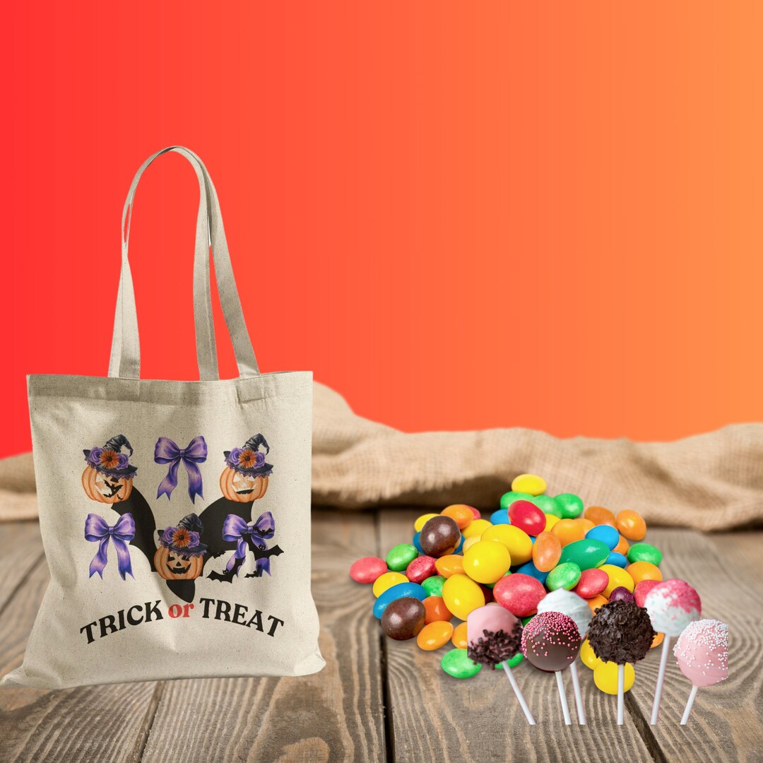 Halloween Trick or Treat Bag Present Gift Kids Spooky Scary Jack-o ...