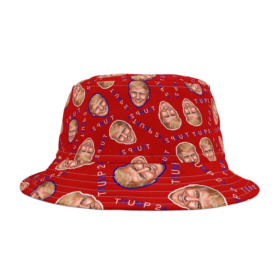 Red Trump ‘24 Bucket Hat - Etsy