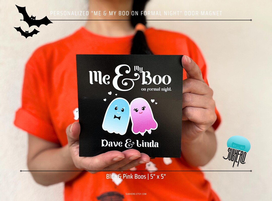 Personalized Me and My Boo Halloween Cruise Door Magnets With Custom ...
