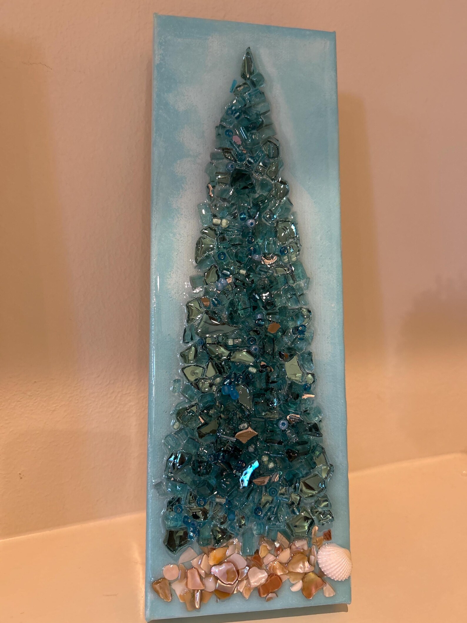 Cracked Glass Christmas Trees - Etsy