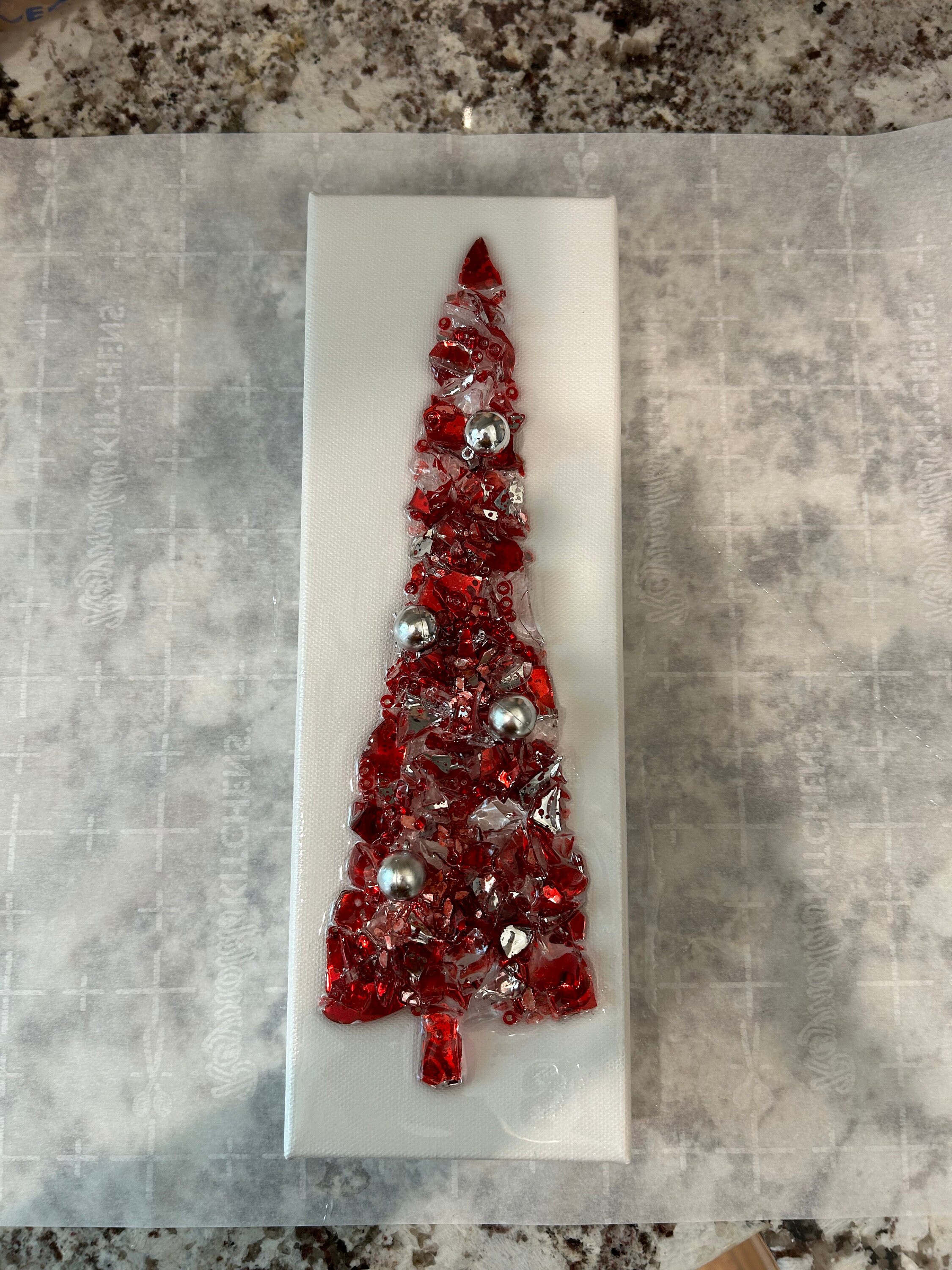 Cracked Glass Christmas Trees - Etsy