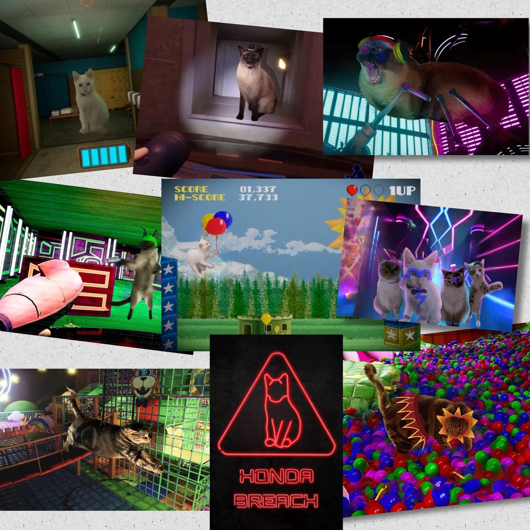 Honda the Cat FNAF Security Breach 4x6 Printed Photo - Etsy