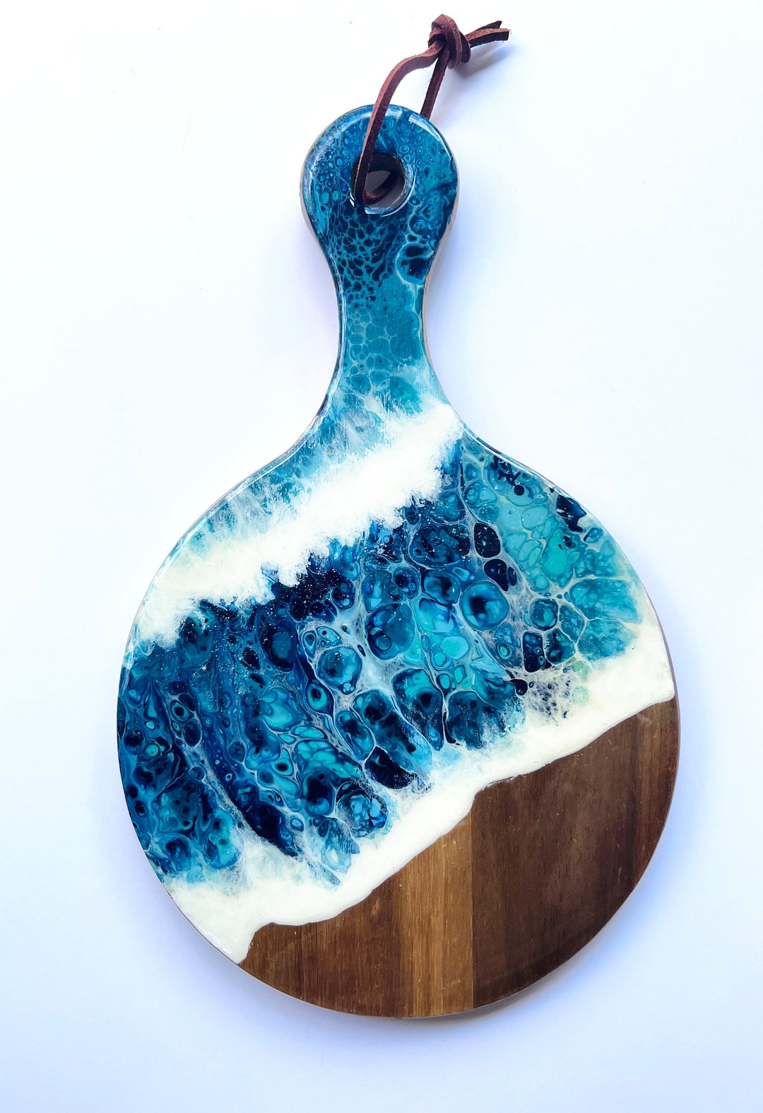 Wave Cheese Board / Charcuterie Board / Serving Tray - Resin Sealed - Etsy