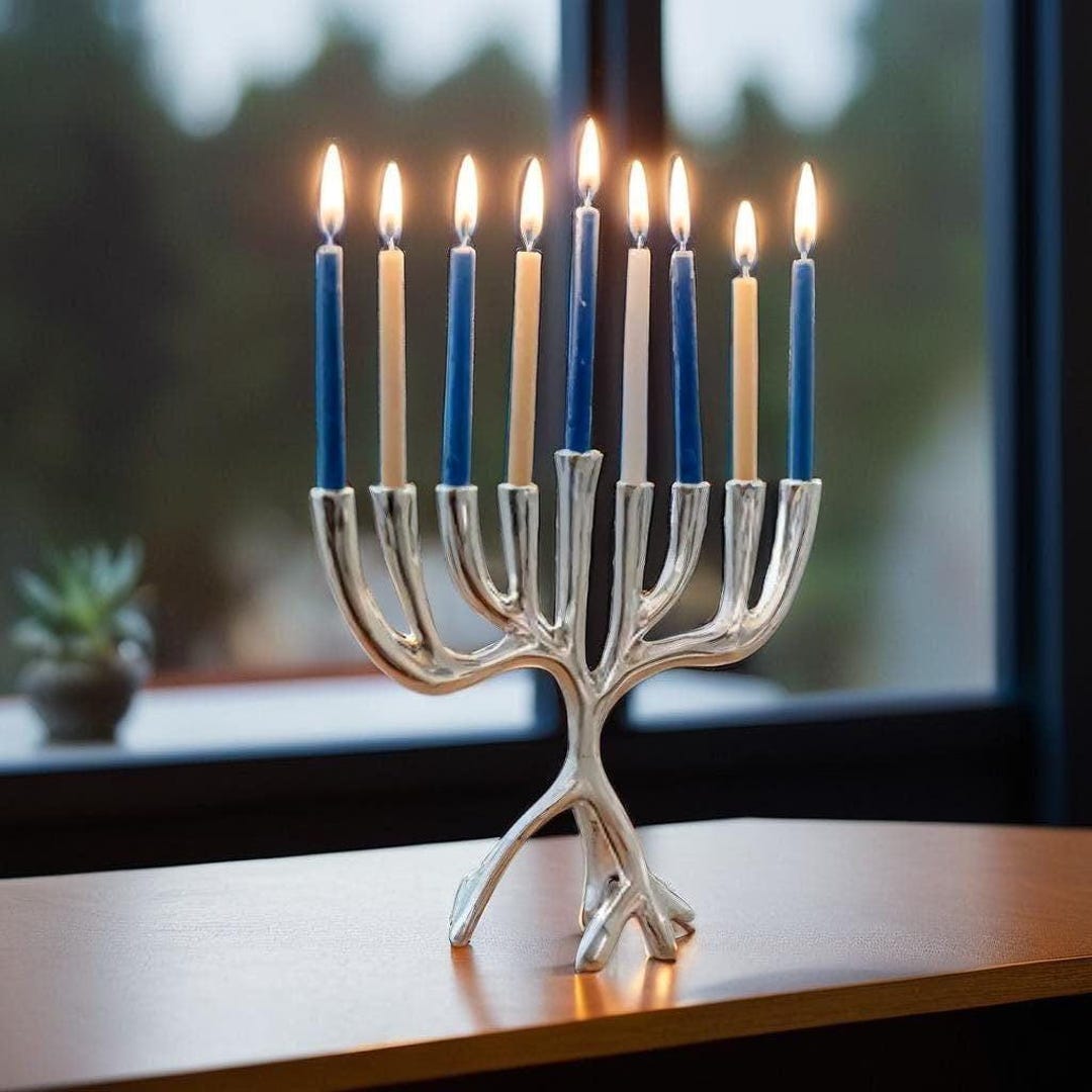 Hanukkah Menorah Chanukah Gift Decorations Gift Gift Jewish Gift Israel ...