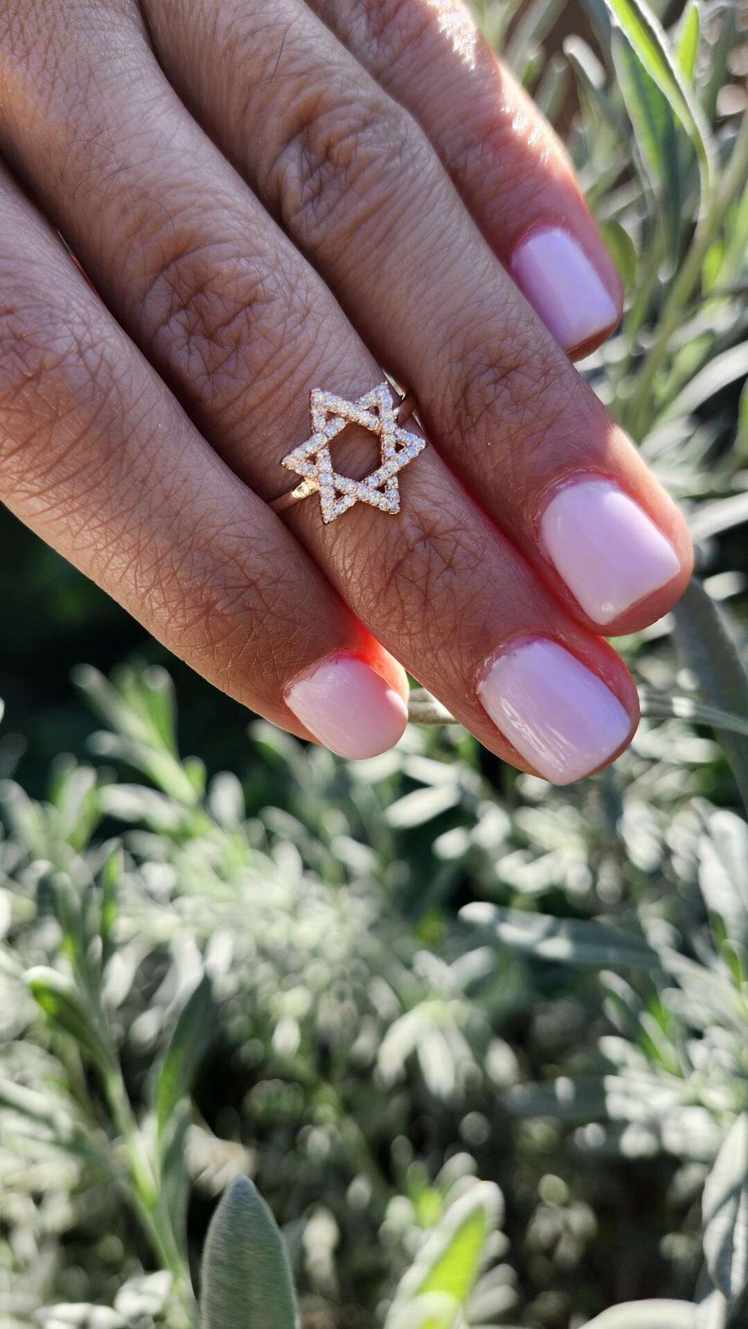 Star of David Ring Israel Ring 925 Sterling Silver Jewish Star Ring ...