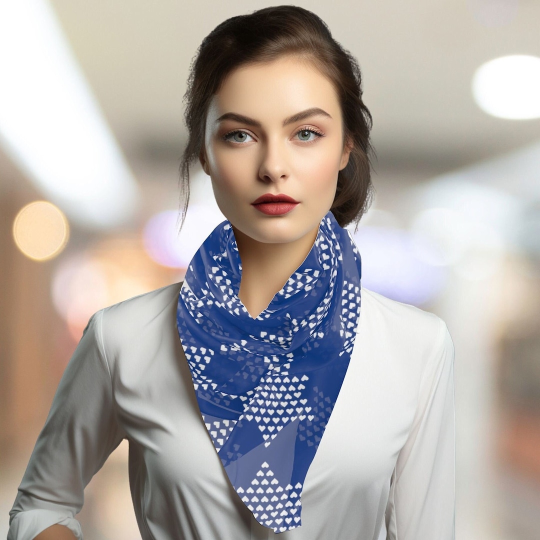 Jewish Star Chiffon Shawl Ladies Scarf Hair Headscarf Prayers Shawl ...