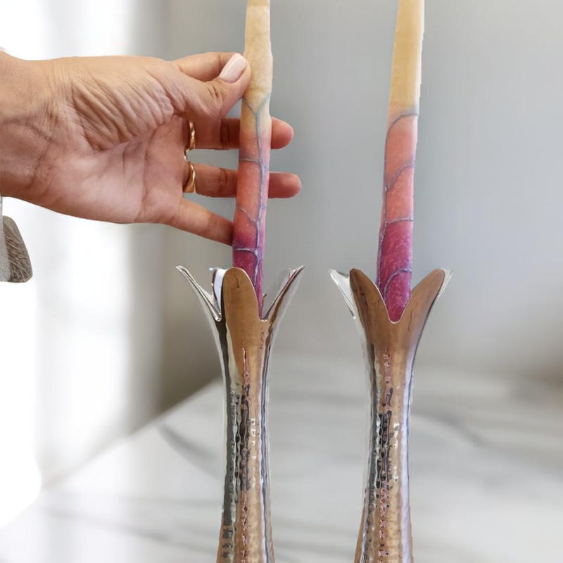 Shabbat Candlesticks - Etsy