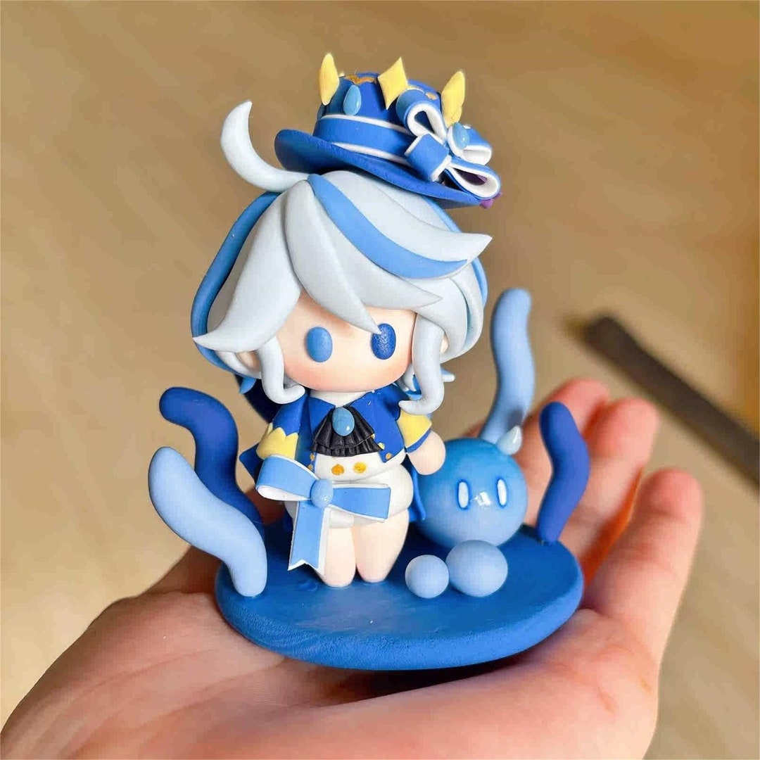 Customizable Genshin Furina Clay Decoration Handmade Custom Clay ...