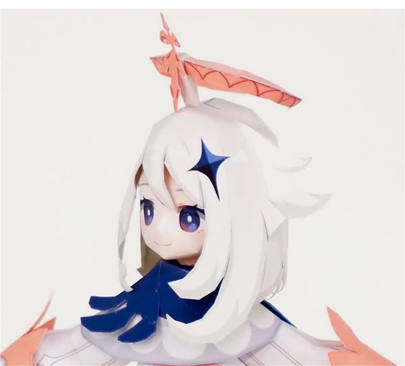 Genshin Paimon Kelly Nilou Papercraft Paper Craft Paper Sculpture Low ...