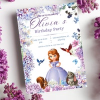 Sofia the First Birthday Invitation Princess Sofia Birthday Invite ...