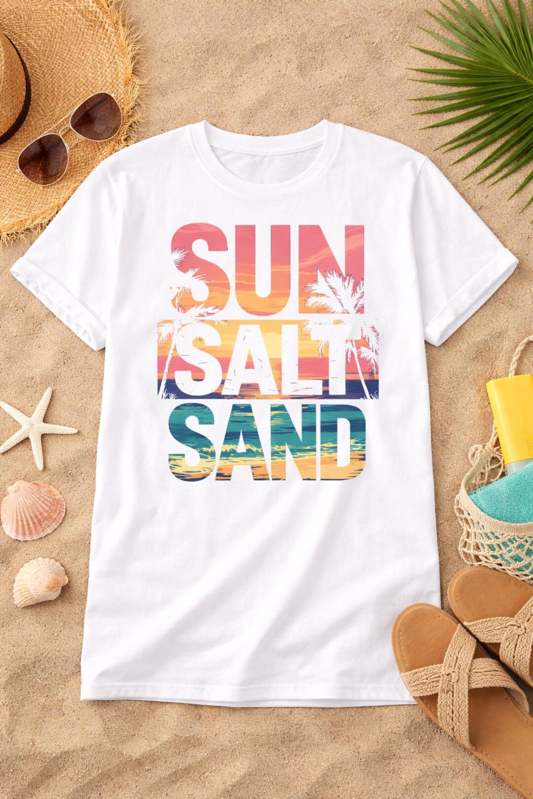 Sun Salt Sand | Coastal Girl Shirt | Cute Summer Beach Shirt | Beach ...