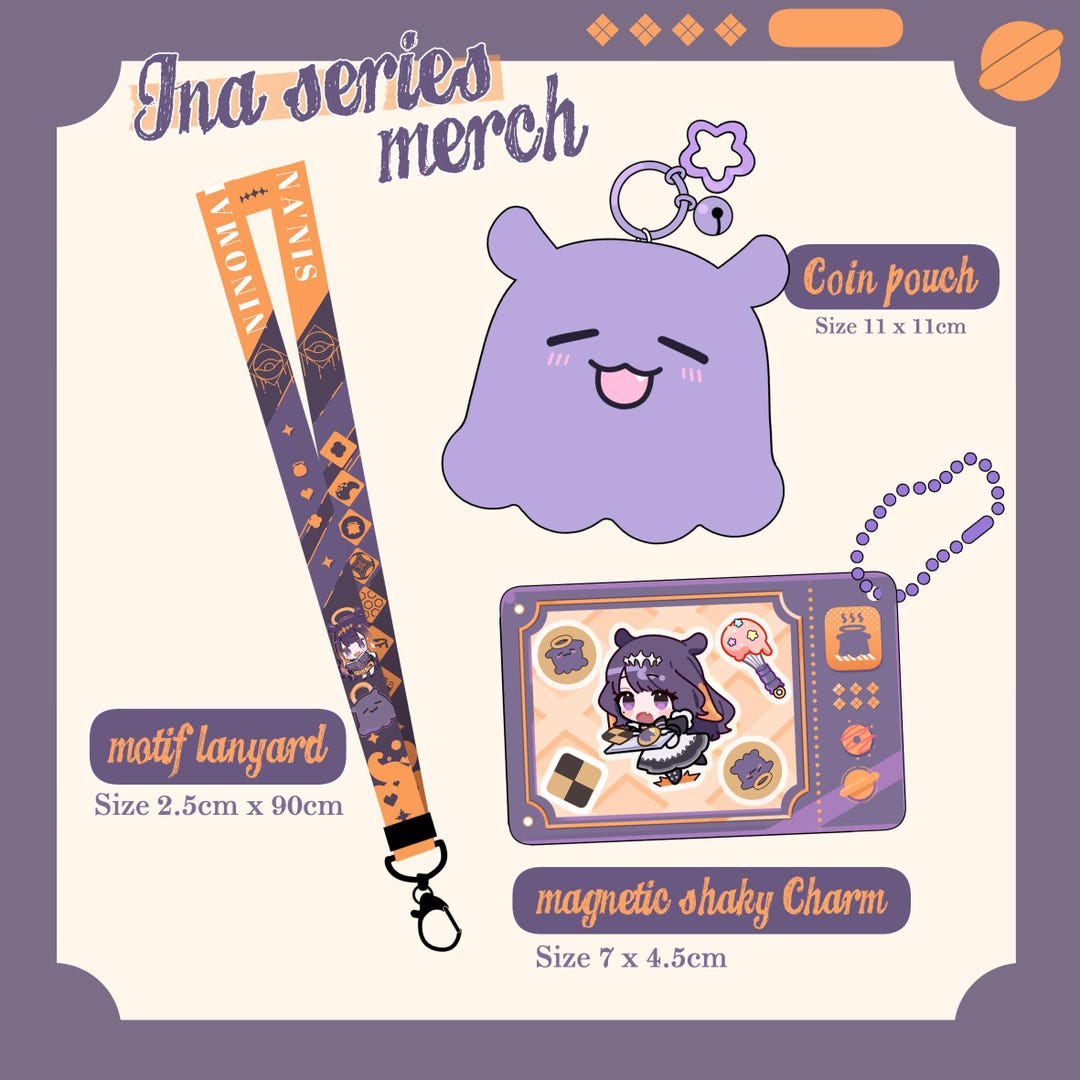 Hololive EN Ninomae Ina'nis Series Fanmade Merch - Etsy