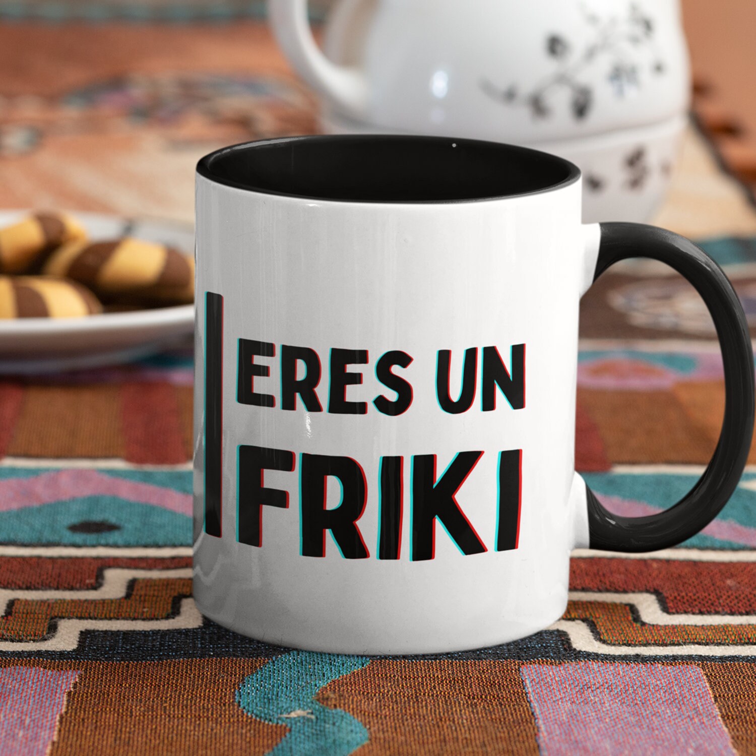 Personalized Existential Mug With Phrase You're a Geek - Etsy