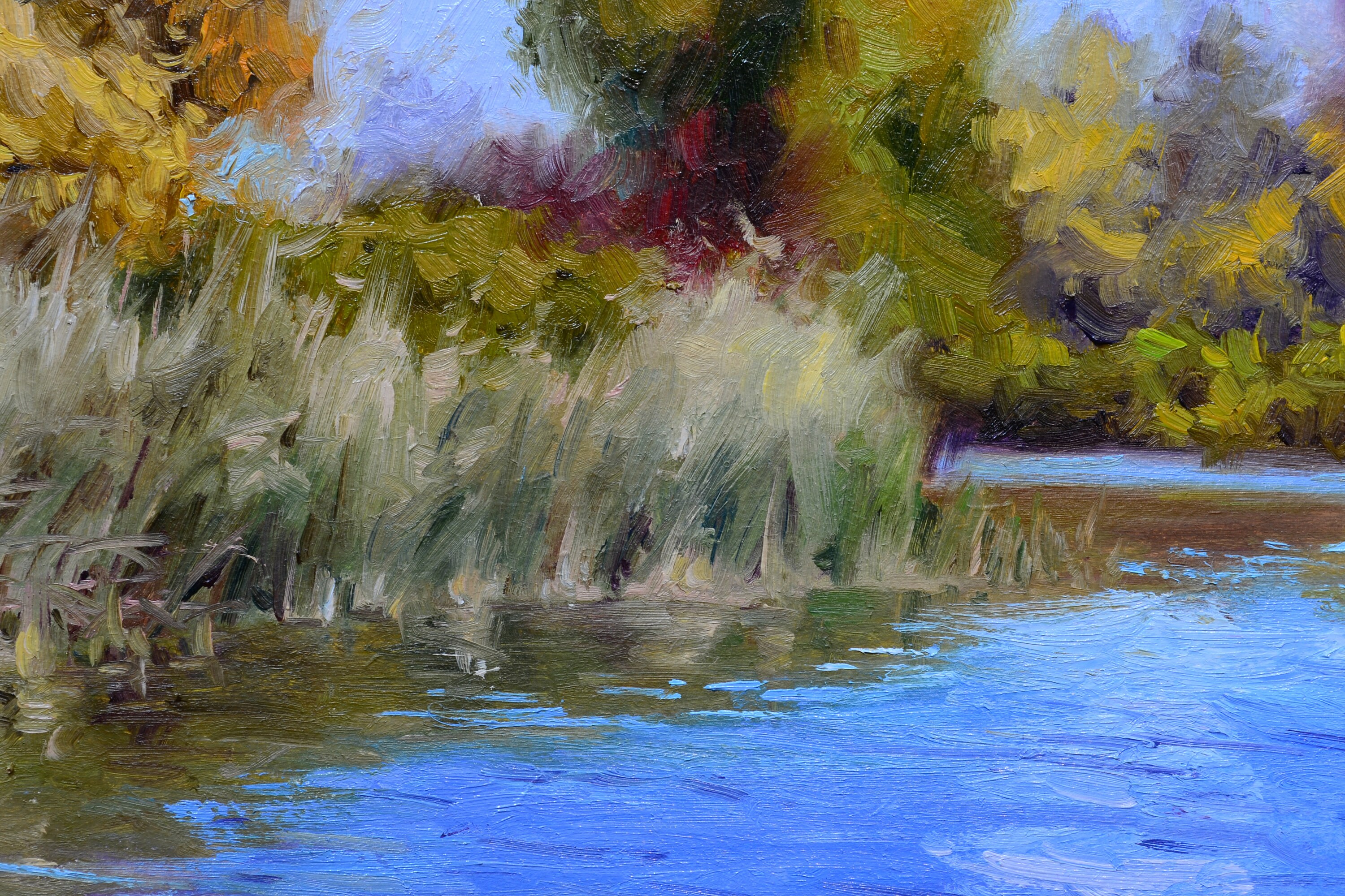 ORIGINAL OIL PAINTING Realistic Painting Oil Painting Autumn Landscape ...