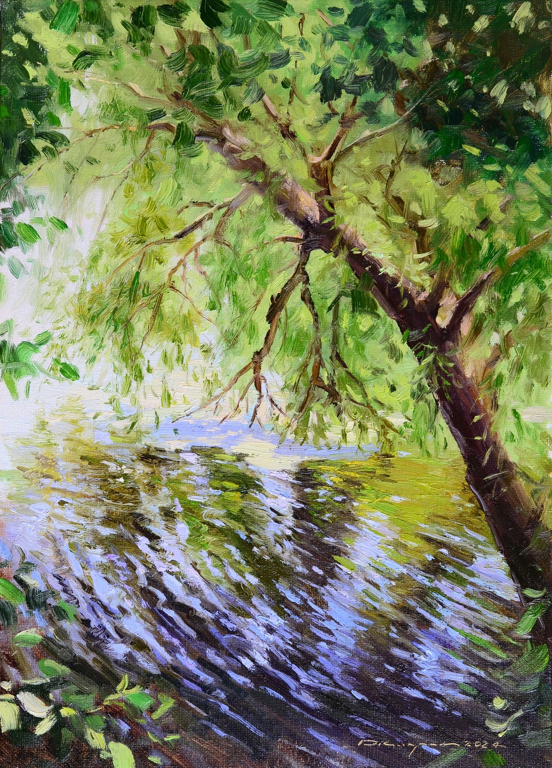 ORIGINAL OIL PAINTING Realistic Oil Painting Impressionism Wall Art ...