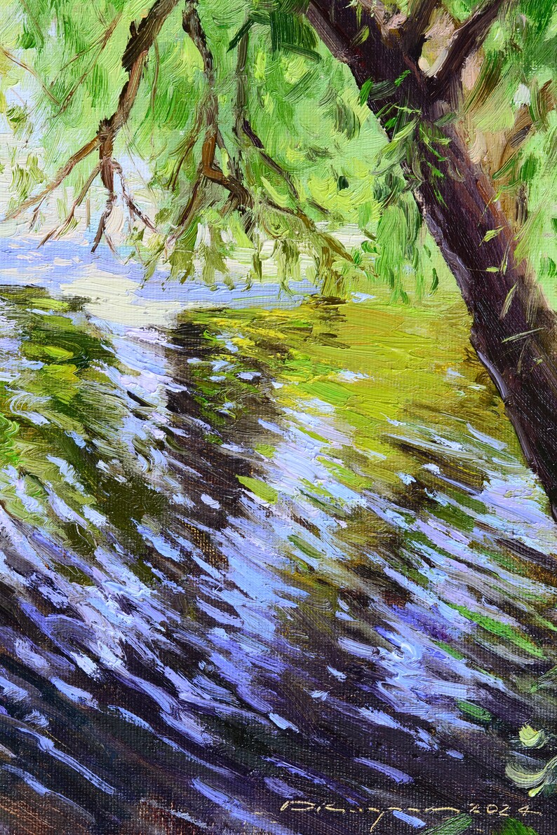 ORIGINAL OIL PAINTING Realistic Oil Painting Impressionism Wall Art ...