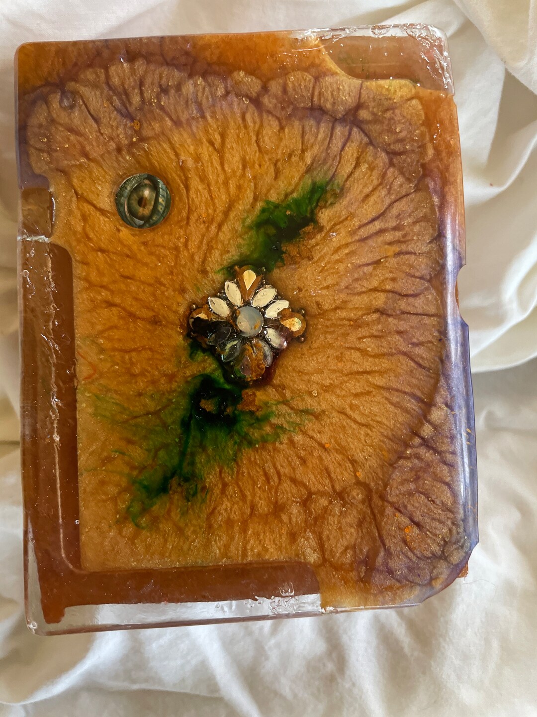 Epoxy Resin Book Shaped Box - Etsy