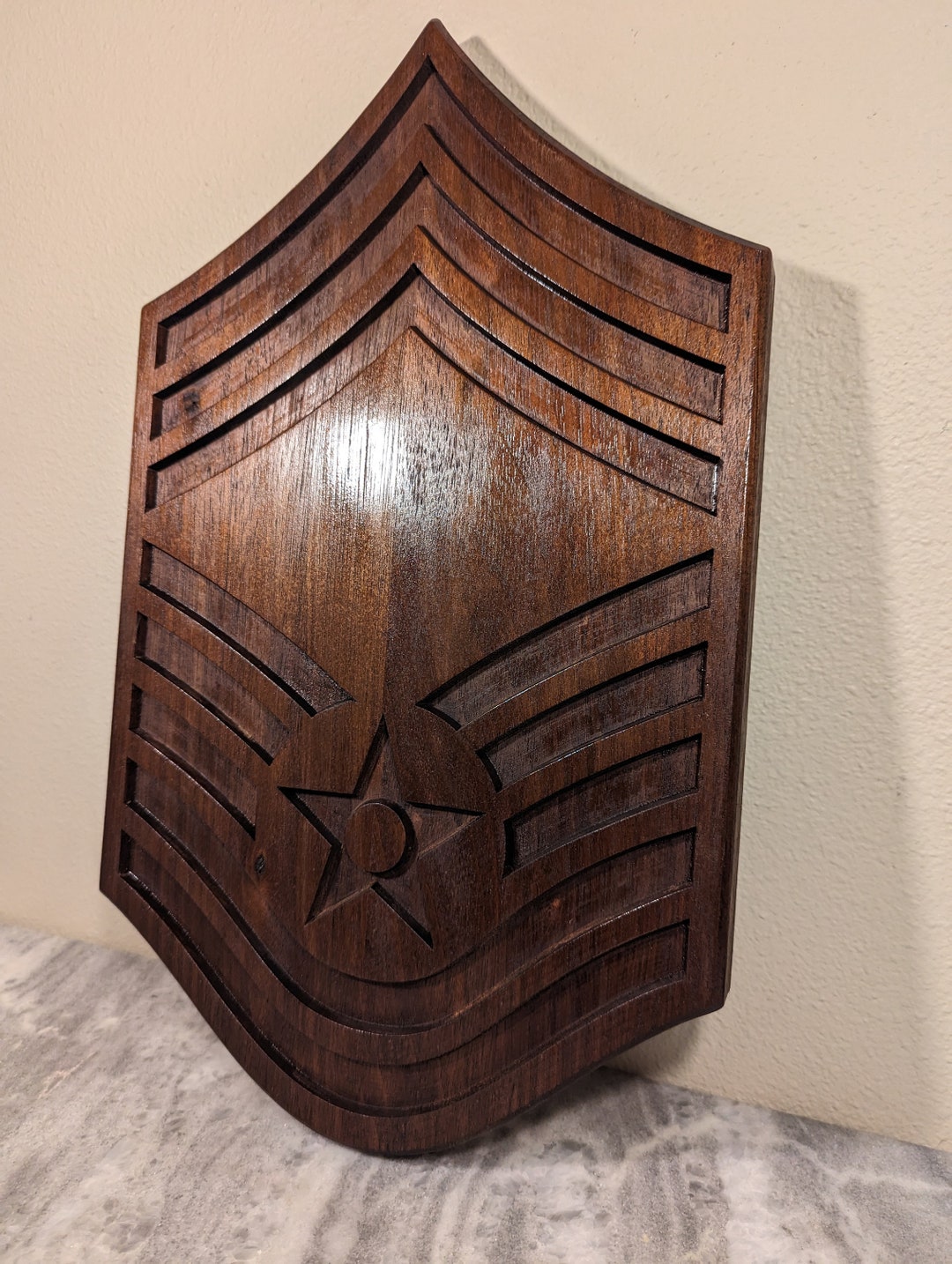 Chief Master Sergeant Rank Hardwood Plaque - Etsy