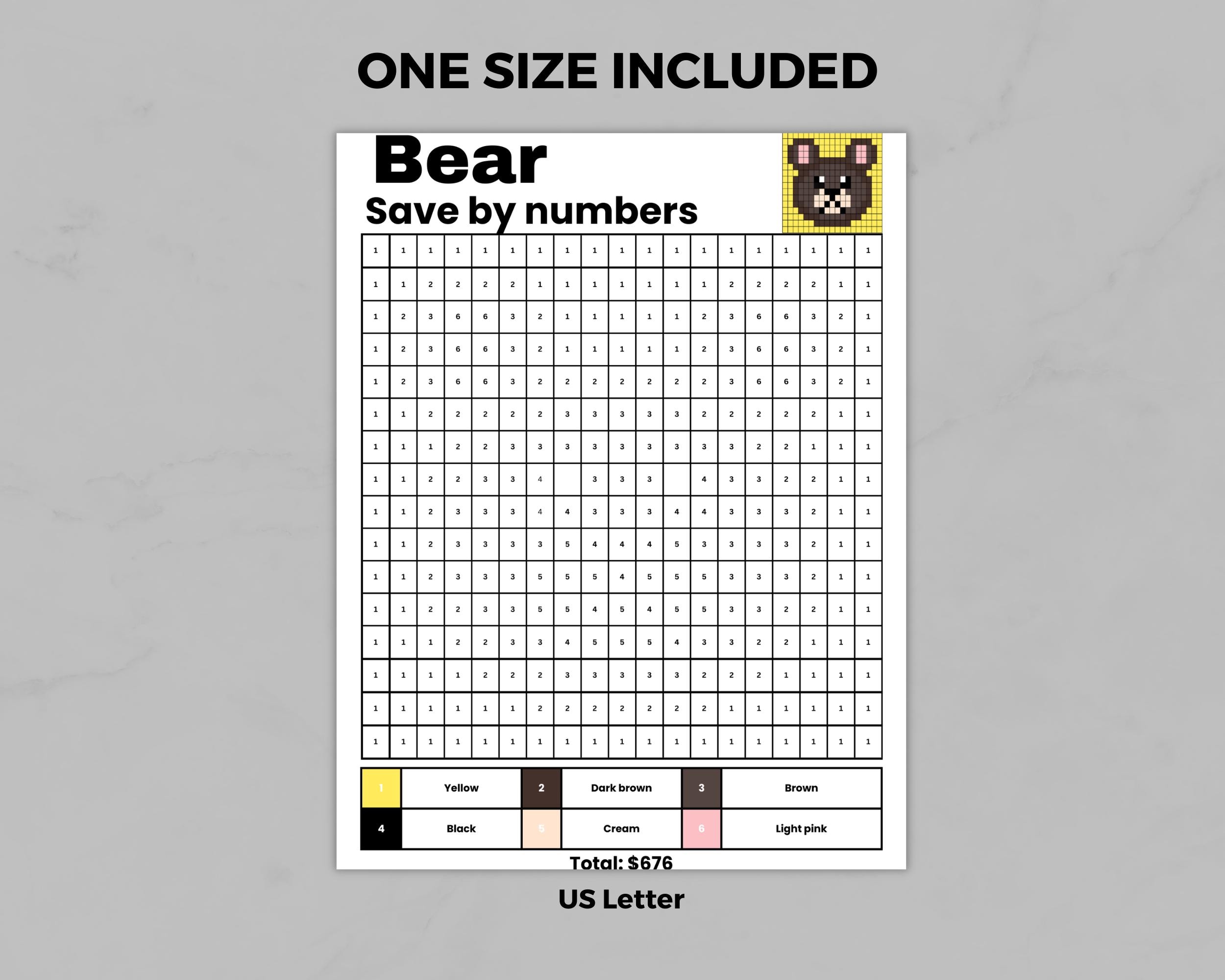 Coloring Savings Challenge, Mini Savings, Save Money Challenge, Color ...