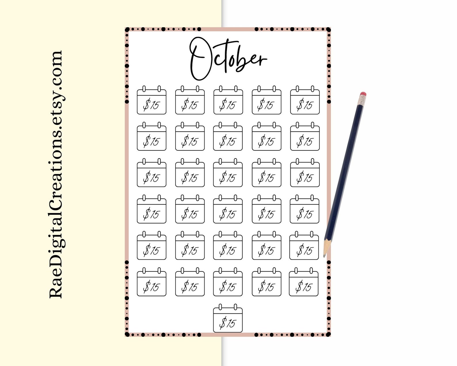 5K Savings Challenge: A6 Monthly Budget Tracker (PDF) - Etsy