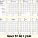 5K Savings Challenge: A6 Monthly Budget Tracker (PDF) - Etsy