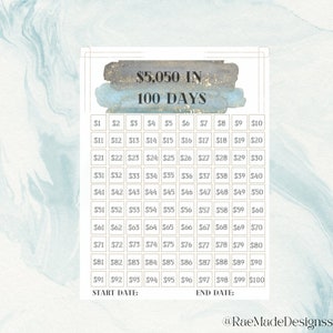 5050 Savings Challenge | 100 Envelope Challenge | Save Money Challenge ...