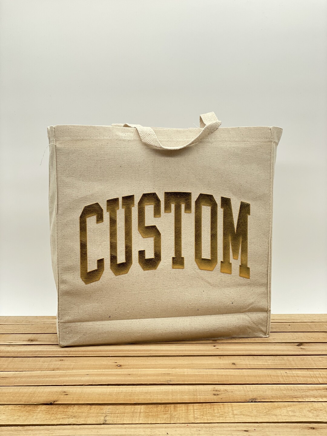 Custom PUFF Tote Bag, Puff Personalized Tote Bag, Bridesmaid Tote ...