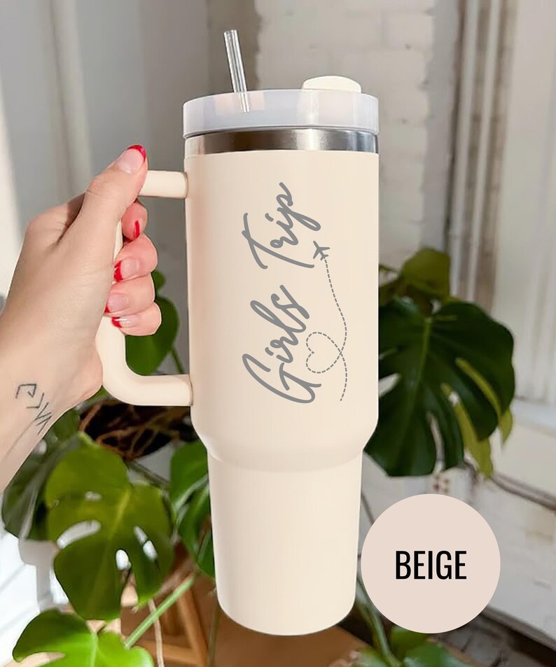 Engraved Stainless Steel Tumbler: Girls Trip Travel Mug - Etsy