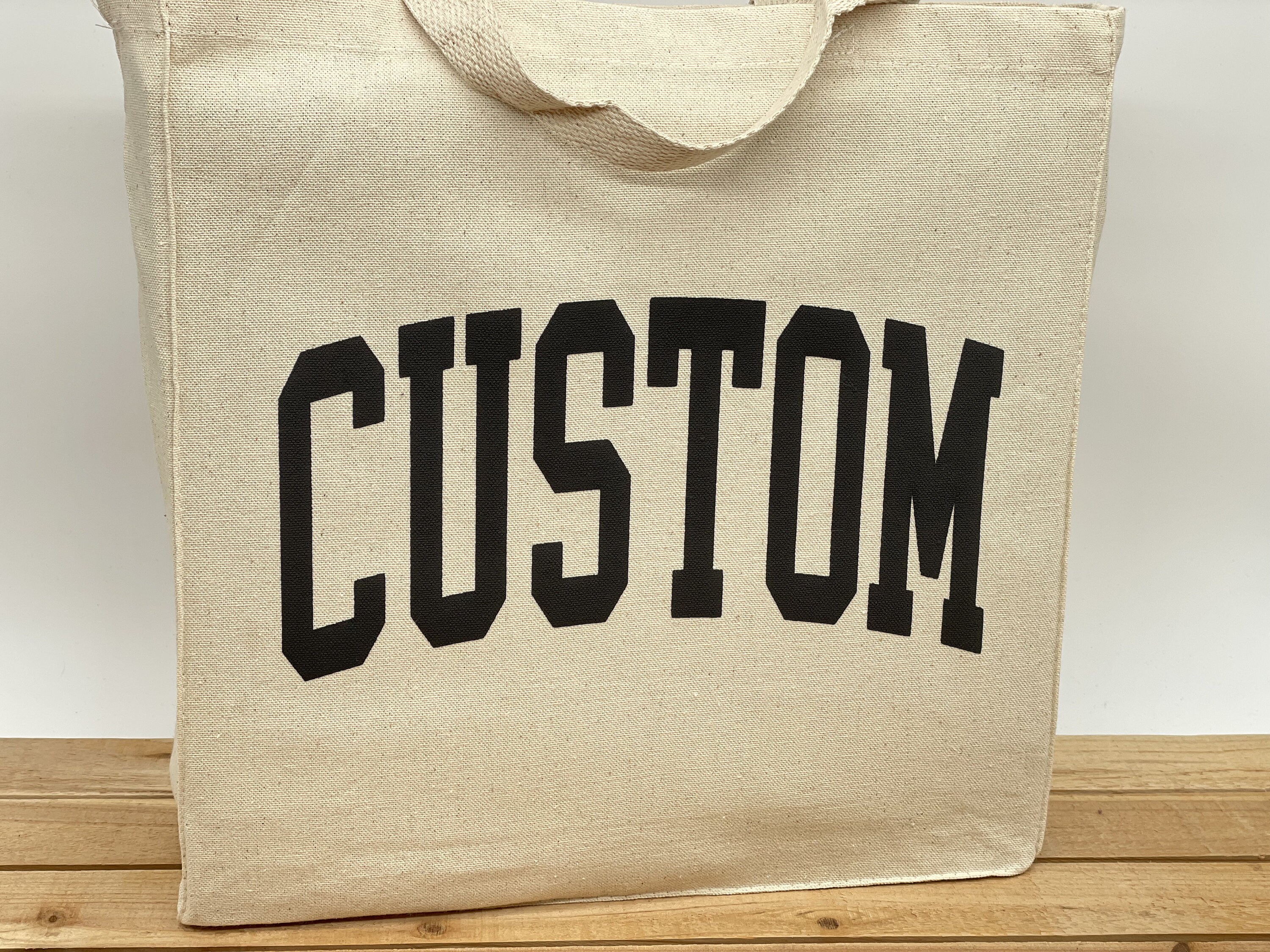 Custom PUFF Tote Bag, Puff Personalized Tote Bag, Bridesmaid Tote ...