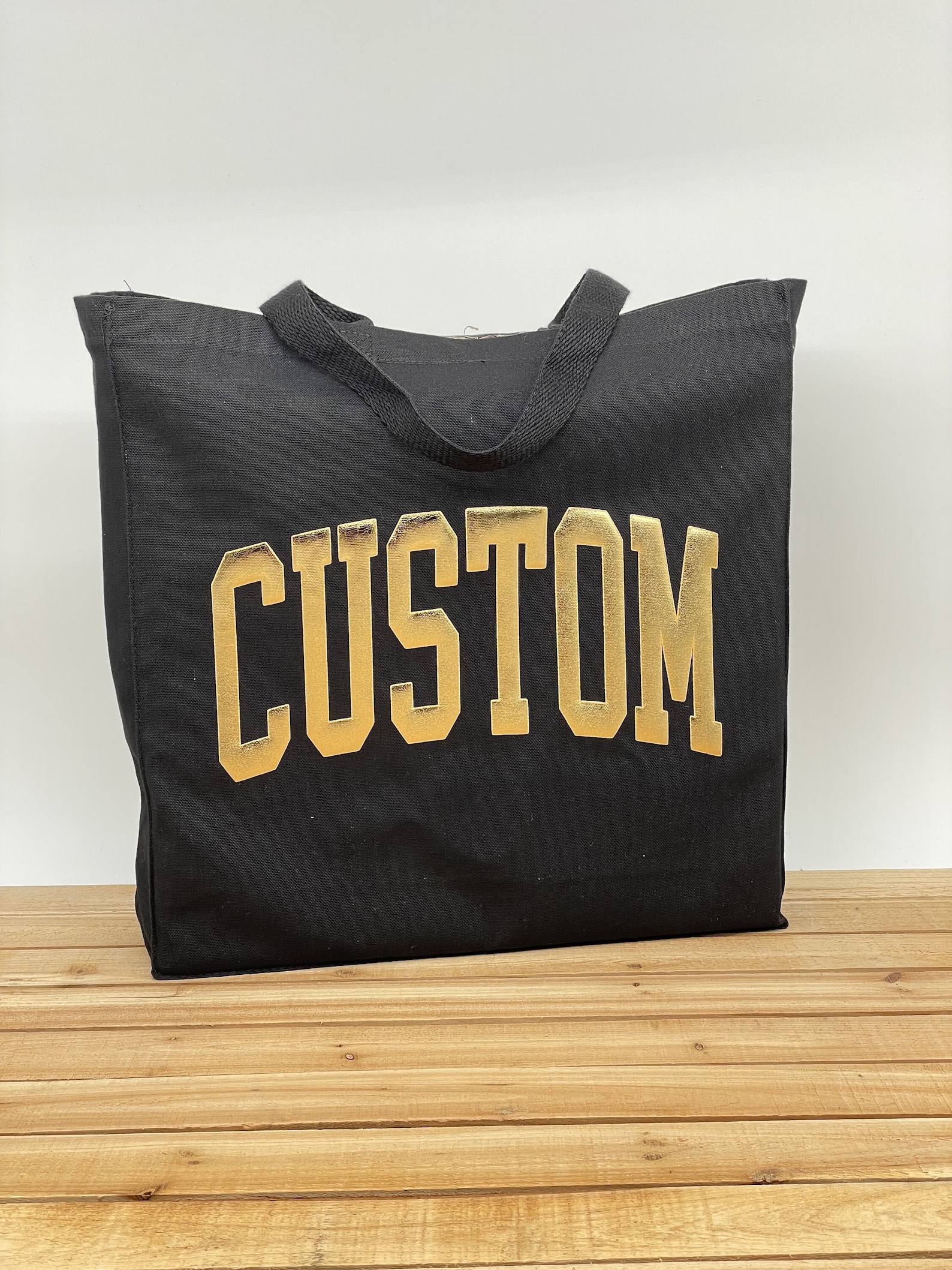 Custom PUFF Tote Bag, Puff Personalized Tote Bag, Bridesmaid Tote ...