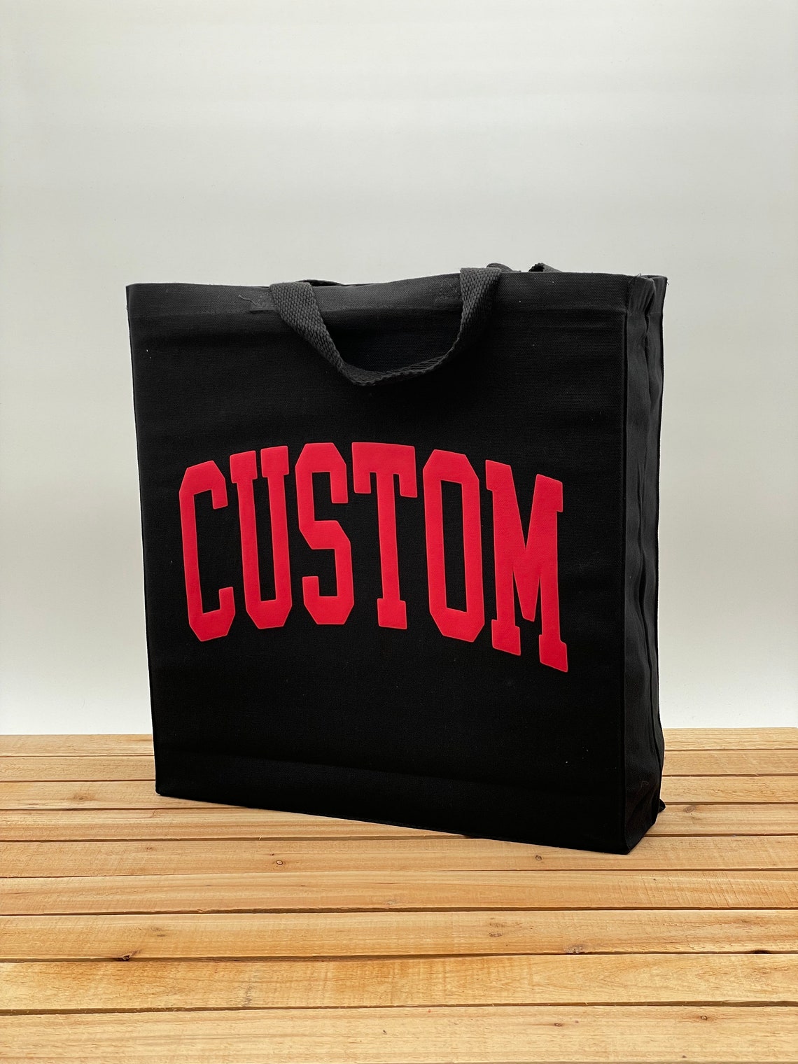 Custom PUFF Tote Bag, Puff Personalized Tote Bag, Bridesmaid Tote ...