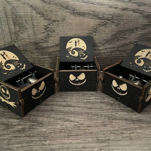 The Nightmare Before Christmas Mini Music Box - Etsy