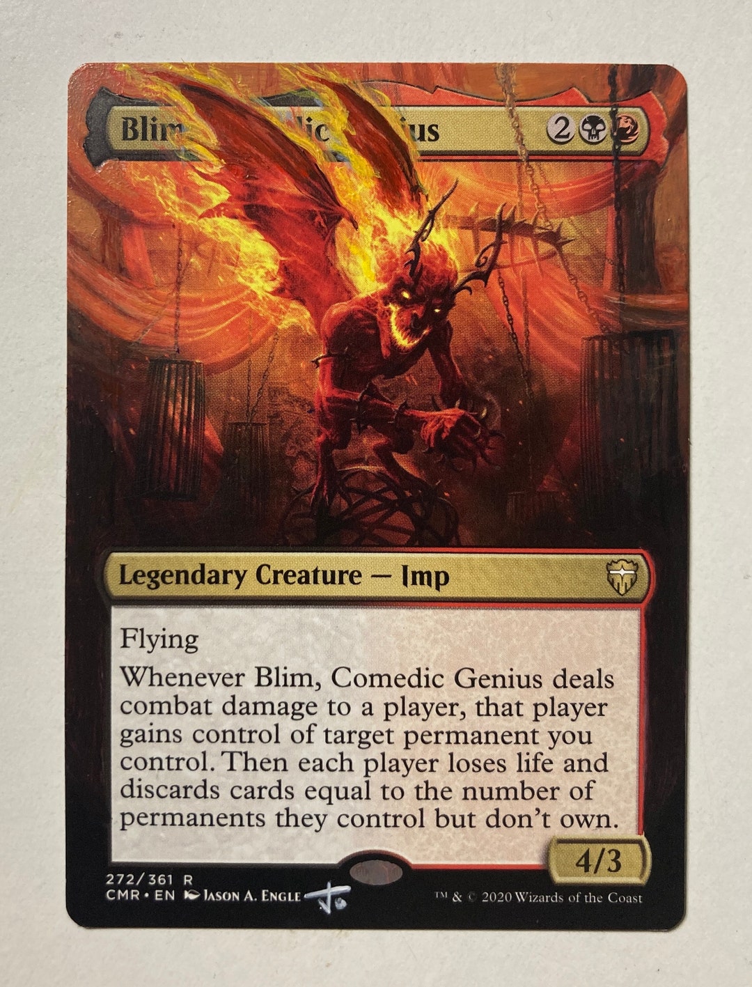 Painted Borderless Alter of Blim, Comedic Genius - Etsy