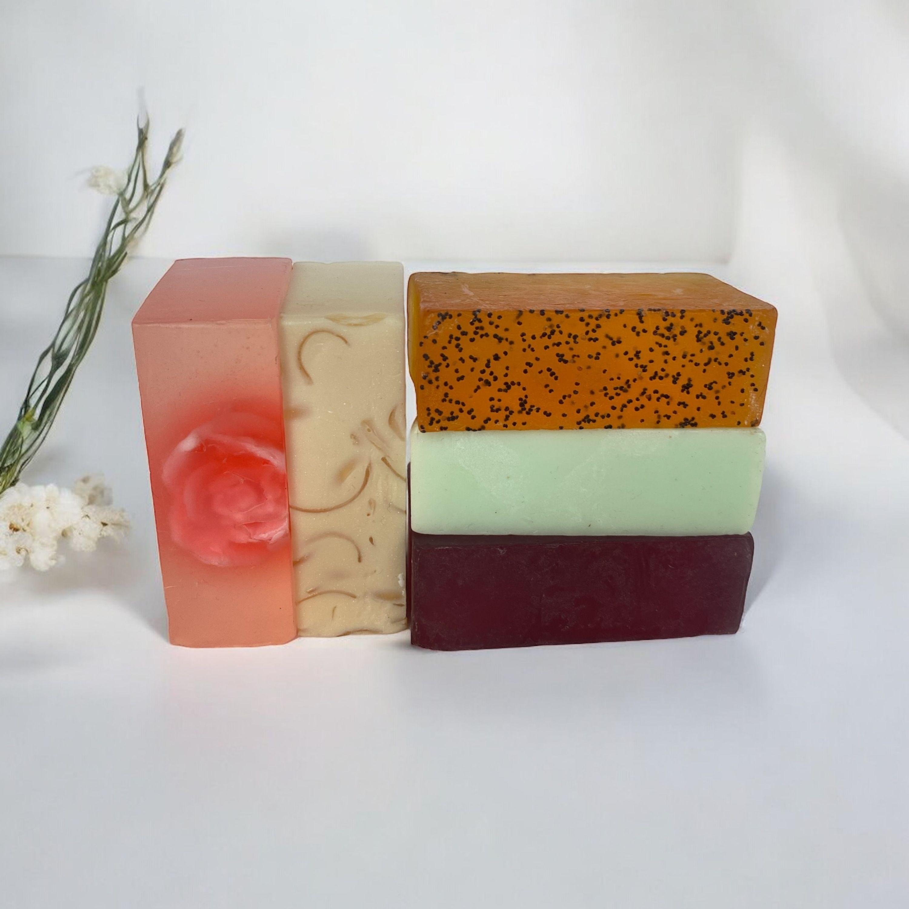 Set of 5 Natural Soap, Lavender, Tea Tree, Turkish Bath, Goat Milk ...