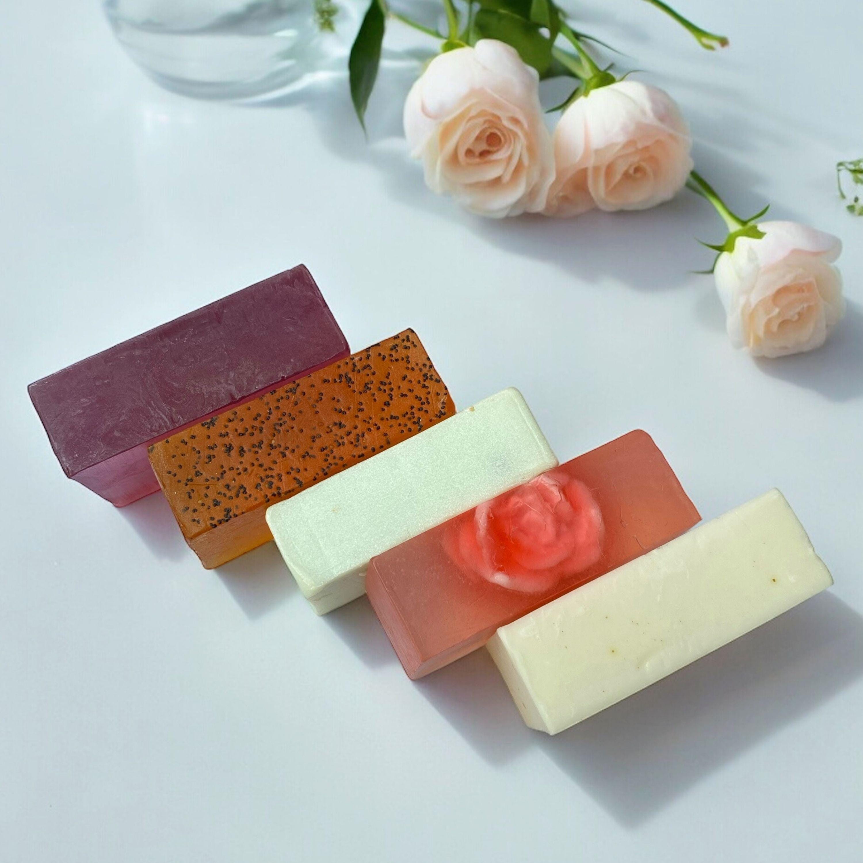 Set of 5 Natural Soap, Lavender, Tea Tree, Turkish Bath, Goat Milk ...