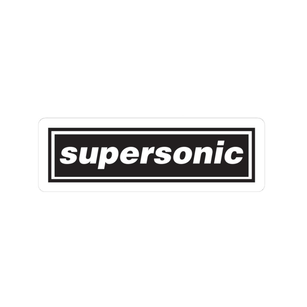 Supersonic Vinyl Sticker, Trendy Laptop Decal - Etsy