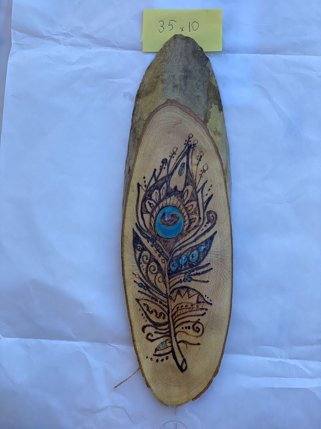 Nazar Eye Bead Leaf Pyrography Wood Burning - Etsy