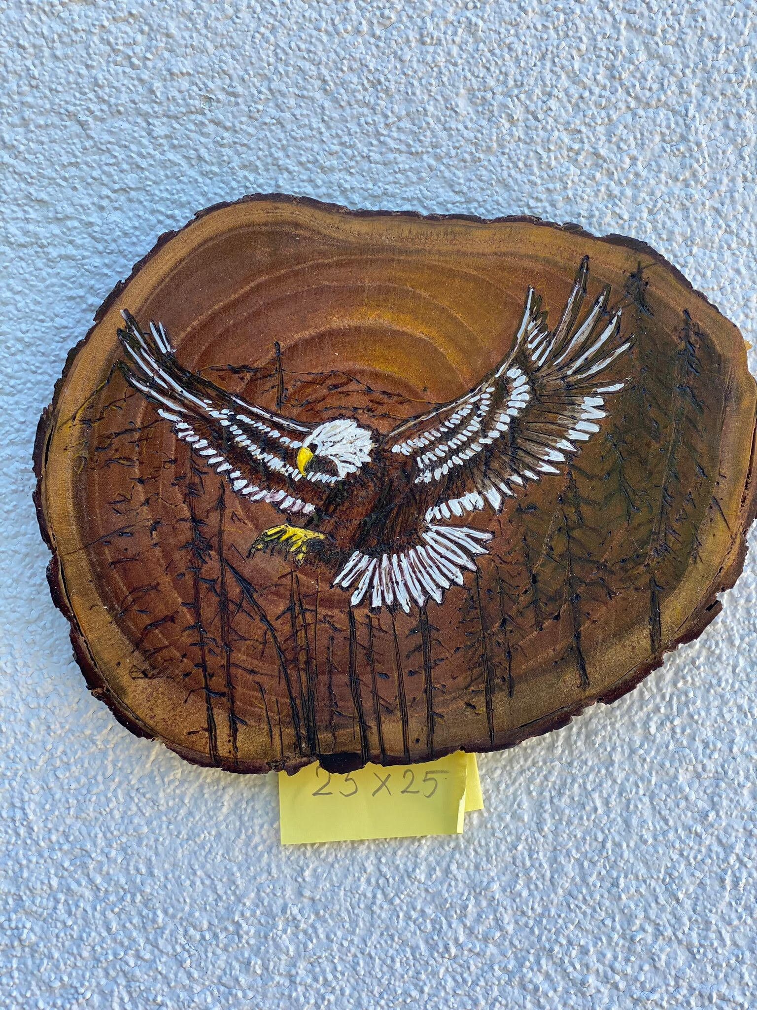 Eagle Pyrography Wood Burning - Etsy