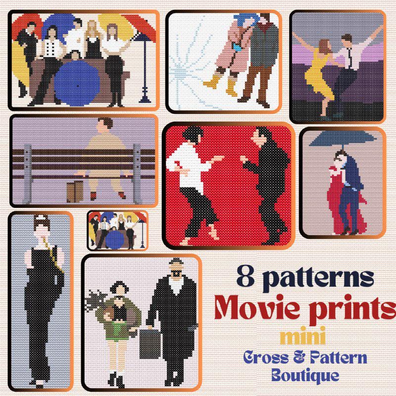 Movie Cross Stitch - Etsy