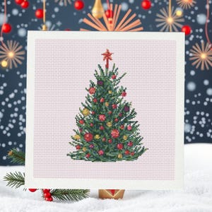 Christmas Tree Cross Stitch Pattern - Etsy