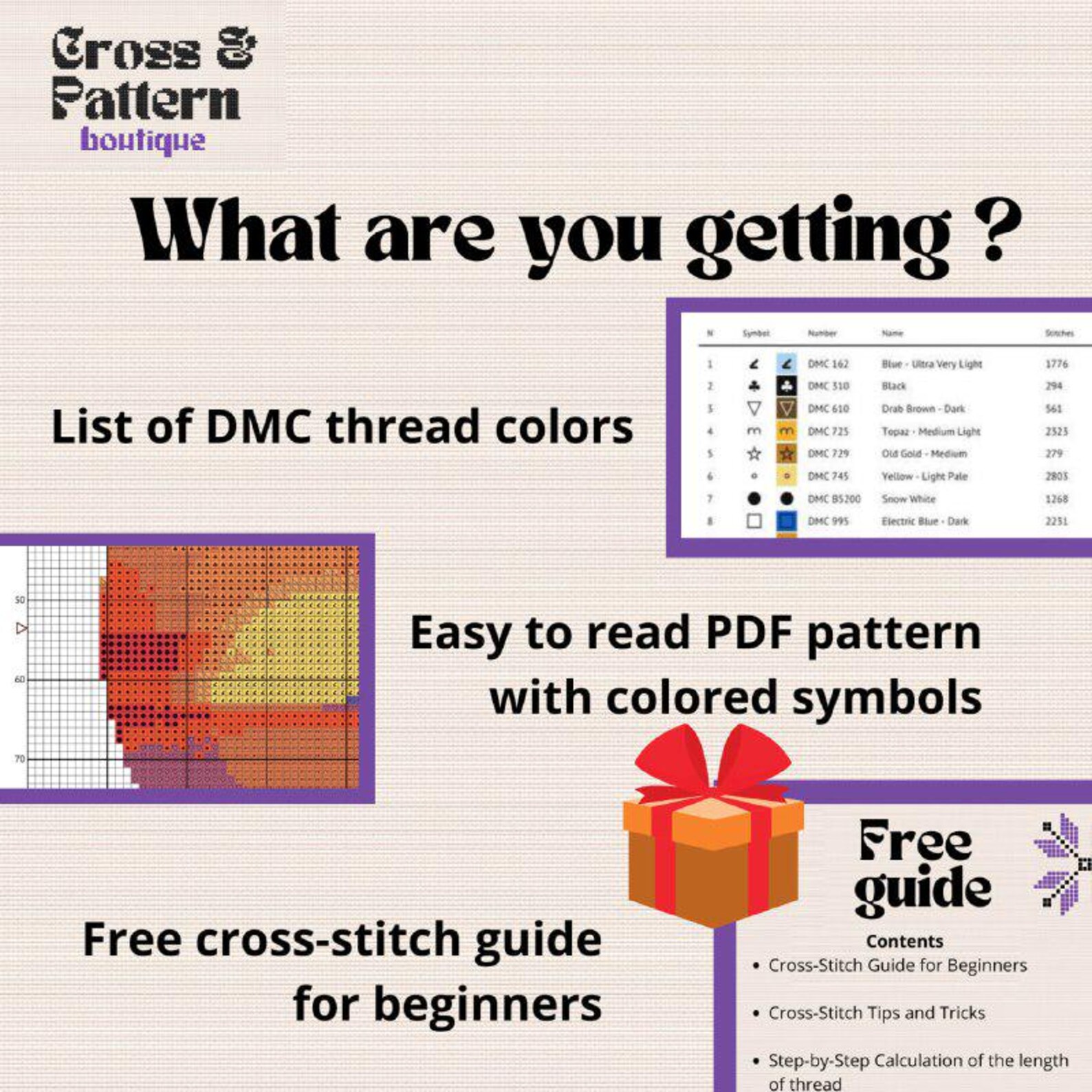 Halloween Cross Stitch Pattern, Woodland Ghosts Cross Stitch, Cute ...