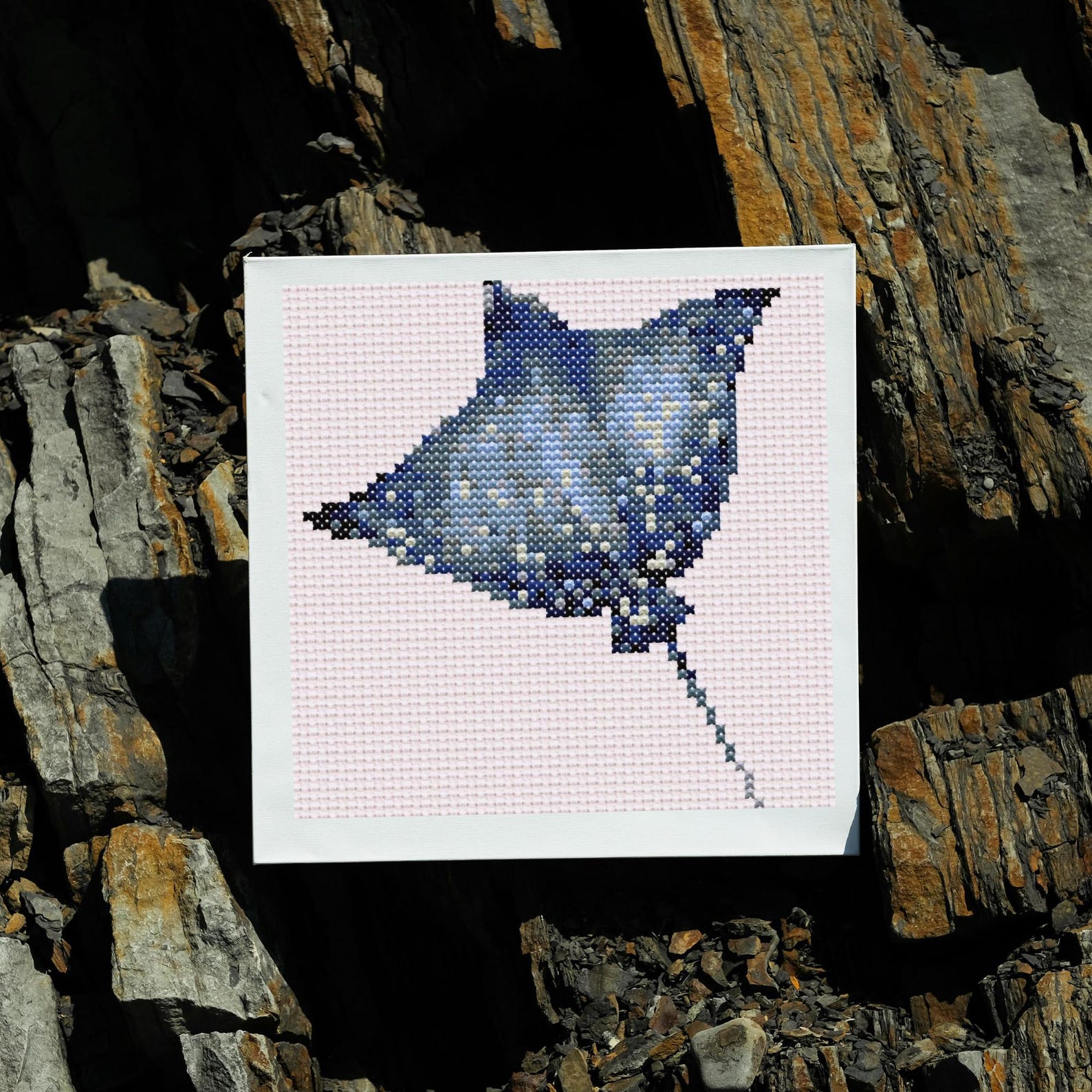 Tiny Sea Creatures Cross Stitch Patterns, Ocean Animals Cross Stitch ...