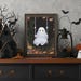 Halloween Cross Stitch Pattern, Cute Ghost Cross Chart, Spooky Creepy ...