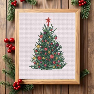 Christmas Tree Cross Stitch Pattern - Etsy