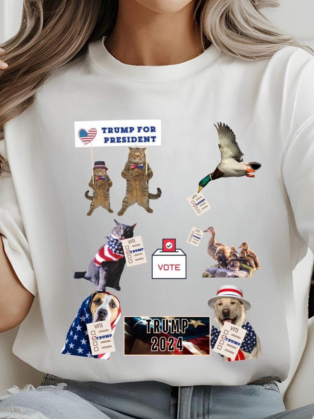 They Are Eating the Cats, They Are Eating the Dogs Ducks Funny Election ...