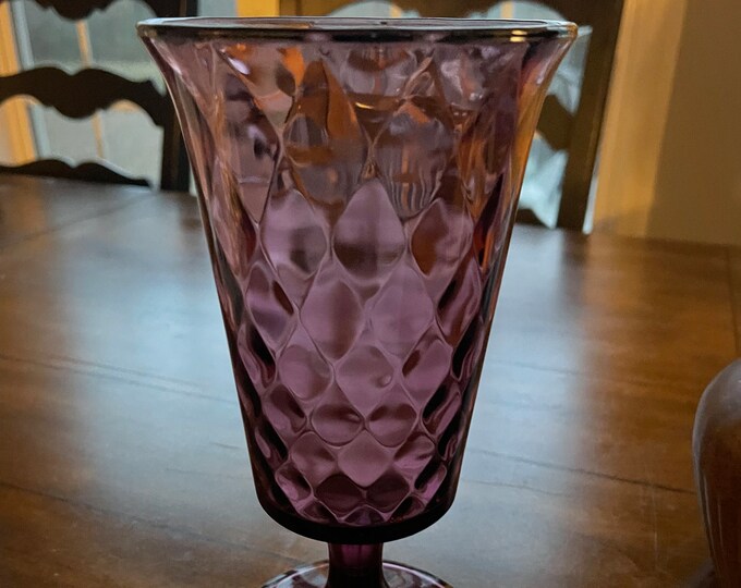 Vintage Amethyst Victorian Spooner Vase Amethyst Large Cup or Vase ...