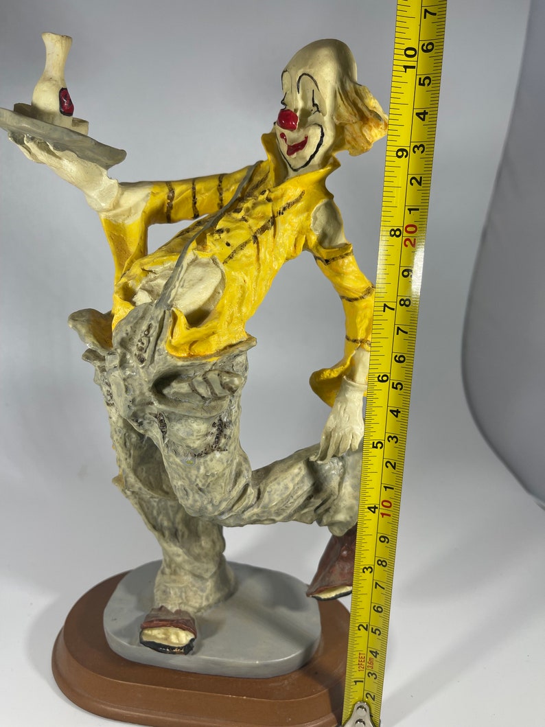 Clown Dante by Ado for Creative World Waiter Clown Statue 10-1/2” Tall ...