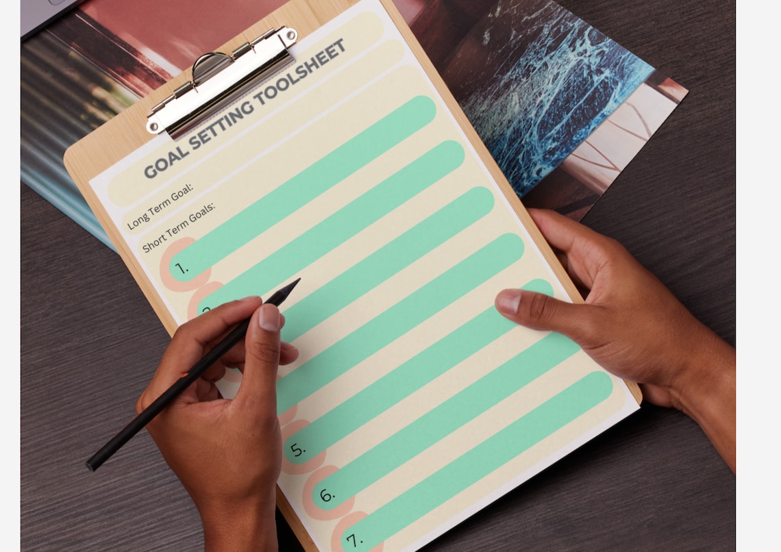 Printable Goal Setting Tool Sheet, Goal Planner 2024 - Etsy