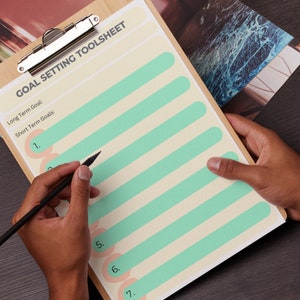 Printable Goal Setting Tool Sheet, Goal Planner 2024 - Etsy