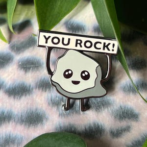 You Rock Pun Hard Enamel Pin - Etsy